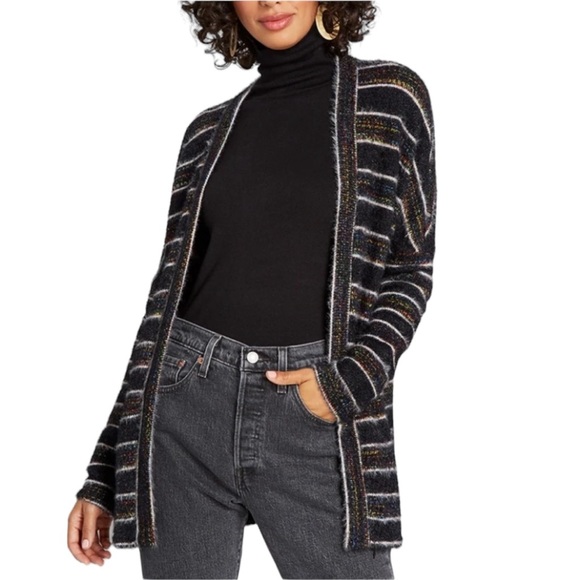 Modcloth | Sweaters | Modcloth Color And Character Fuzzy Open Cardigan ...